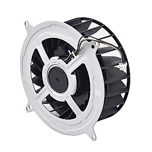 Replacement PS5 Internal Cooling Fan, Internal Cooler Fan Replacement for Sony PlayStation 5 PS5 Series 12047GA-12M-WB-01 12V 2.4A 23 Blades Fan General 17 Blades G12L12MS1AH-56J14 Fan