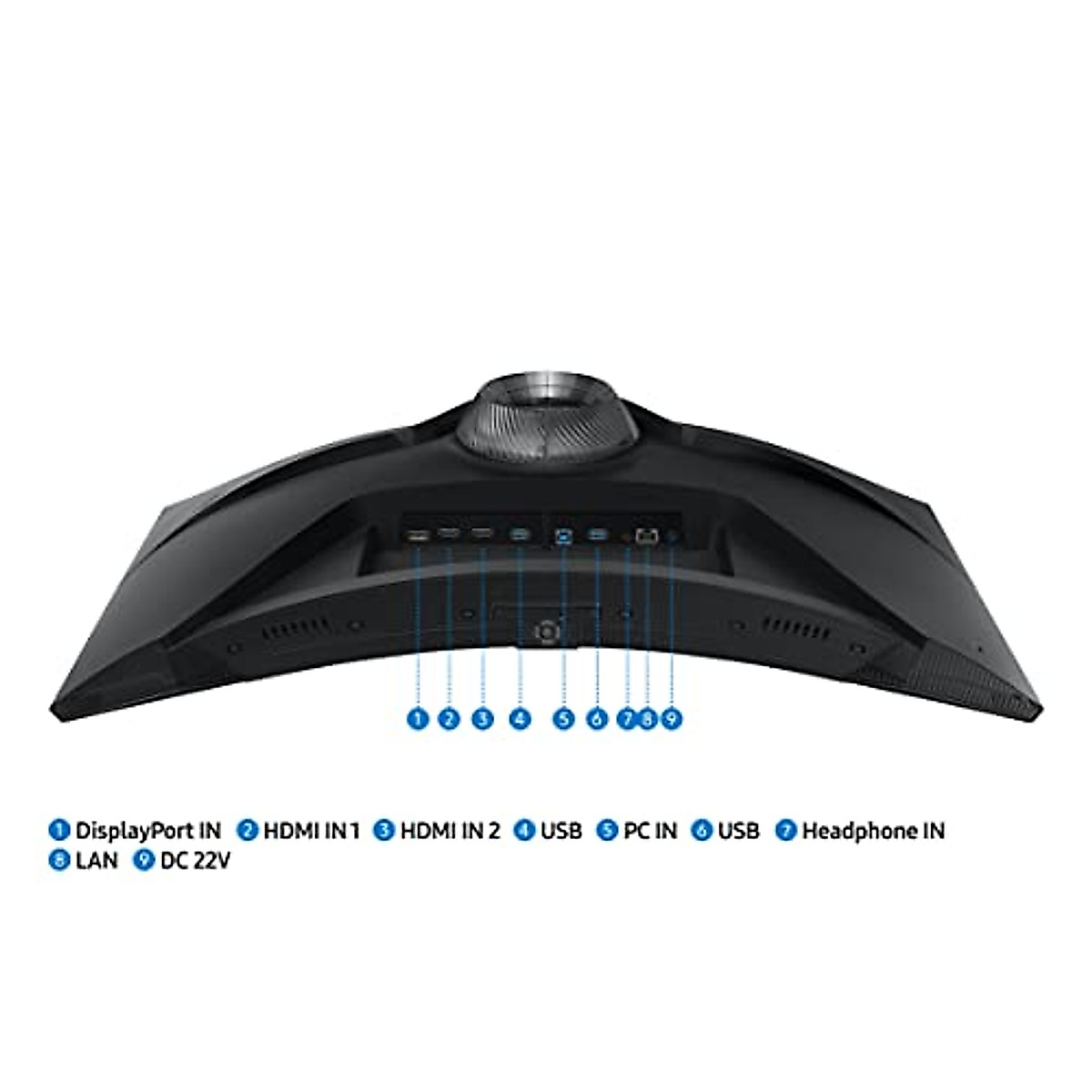 SAMSUNG 27" Odyssey G65B QHD 240Hz 1ms (GTG) HDR 600 Gaming Hub 1000R Curved Gaming Monitor