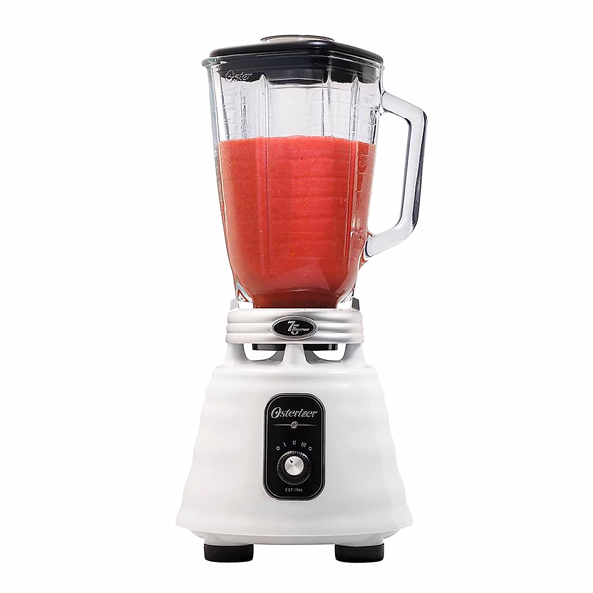 Osterizer Limited Edition 75 Years BLSTSE75 Blender with 1.25 L Capacity Glass Jar, 3-Speed ​​Knob and 6 Times Stronger Motor