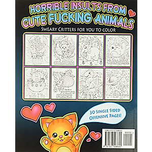 Fucking Adorable - Cute Critters with foul Mouths: Sweary Adult Coloring Book