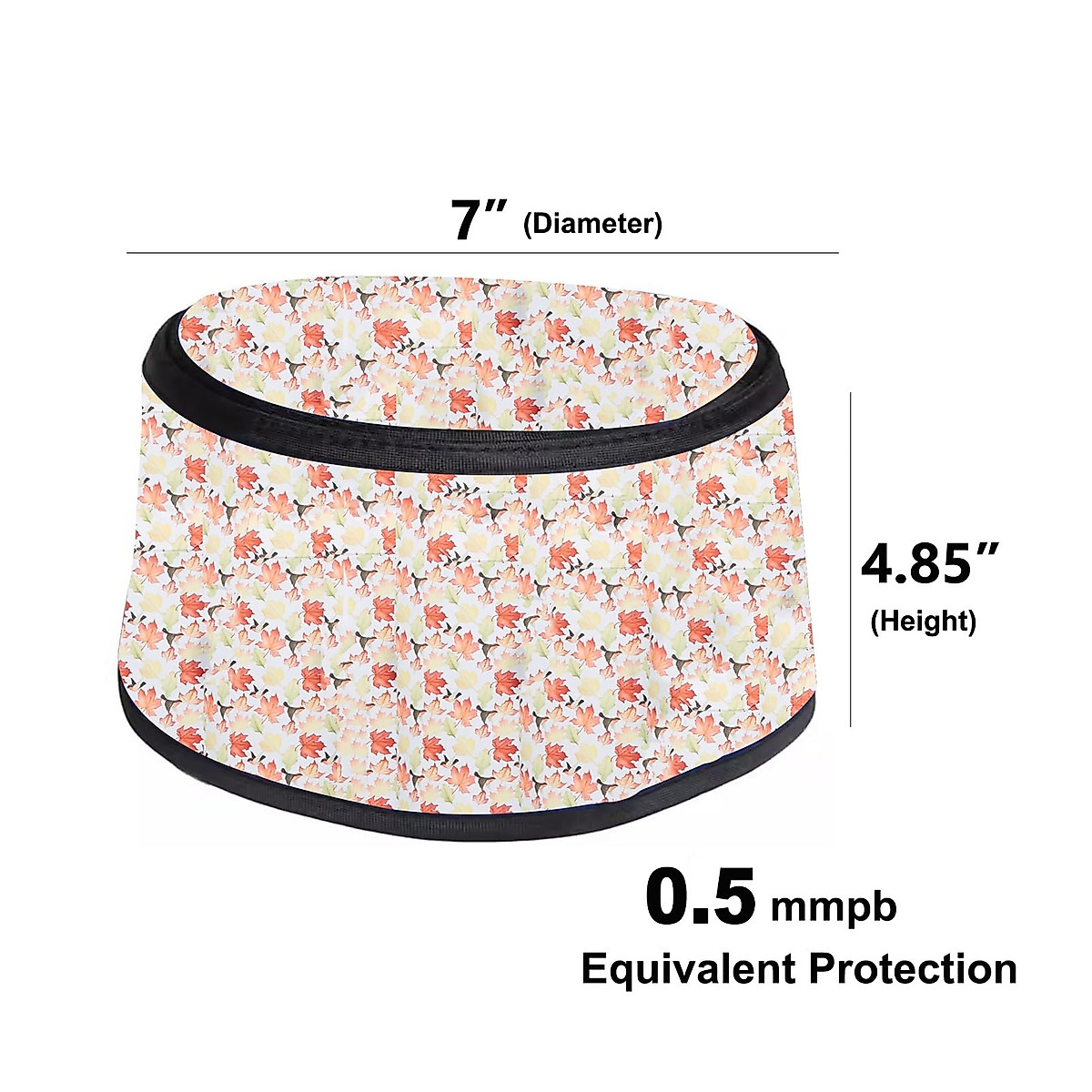 0.5 Mmpb X-ray Protective Lead Cap, Lead X-ray Radiology Imaging Protection Lead Hat, Radiation Safet