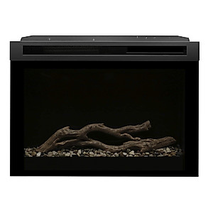 Dimplex 26 inch Multi-Fire XHD Pro Built-in Electric Fireplace with Acrylic Ice & Driftwood - Black, DF26DWC-PRO