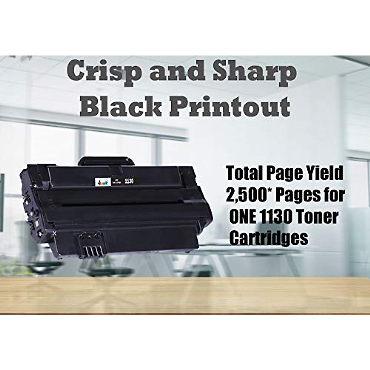 1 Pack 4Benefit Compatible Replacement Dell B1130 Toner Cartridge 1130 (1xBlack) Used for Dell 1130 1130n 1133 1135 1135n Laser Printer (330-9523 2MMJP 7H53W)