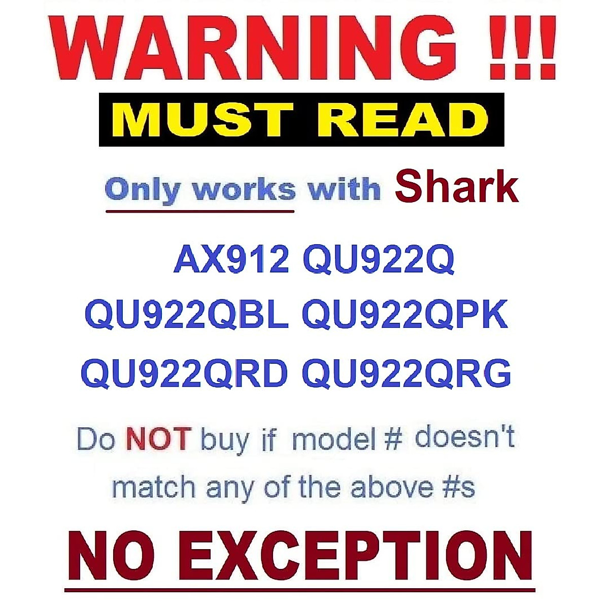Shark`Ninja Motorized Powered Floor Nozzle Head Attachment for AX912 QU922Q QU922QBL QU922QPK QU922QRD QU922QRG APEX DuoClean Powered Lift-Away Speed Upright Vacuum