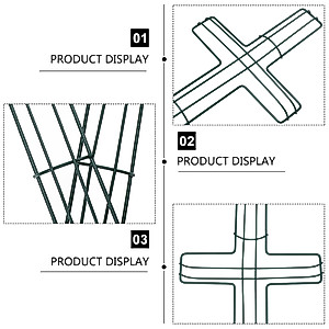 DOITOOL Cross Metal Wire Wreath Frame Set of 2 Easter Cross Wreaths for Front Door DIY Metal Wire Wreath Frames for Easter Day Garden Decorations (15. 7x7 Inch)