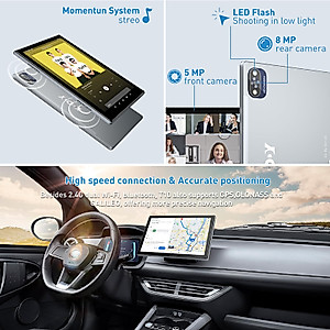 XGODY Android 12 Tablet 10 inch Tablets, T10 6GB+128GB Tablet, 512GB Expand 4 Core Android Tablet, 2.4G WiFi, 1280*800 IPS, 8000mAh Fast Charge, Bluetooth 4.2, GPS, Dual Camera, Parent control（silver）