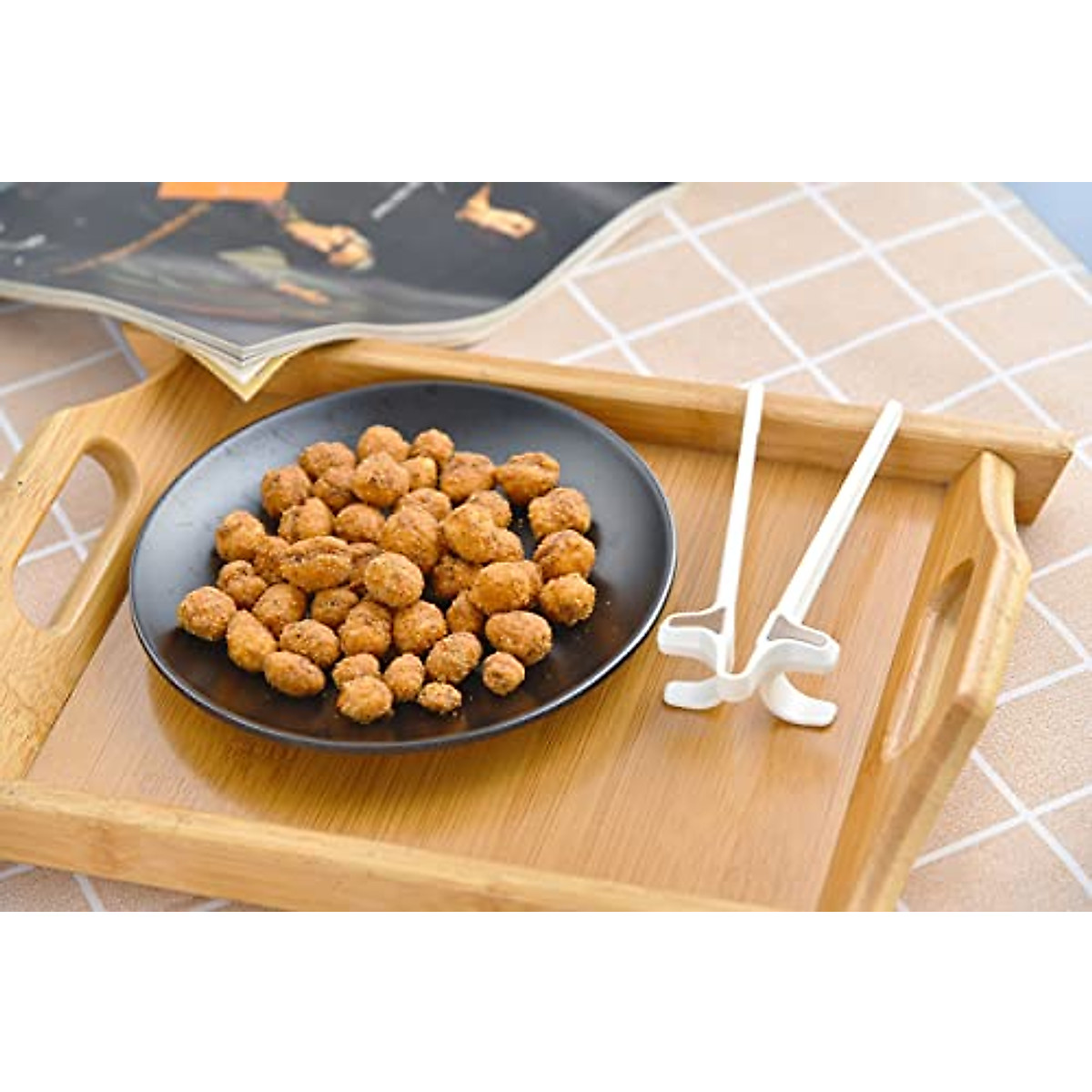 New upgrade 2pcs Finger Chopsticks for Gamers,Snack Clips,Video Game Party Supplies,Kids Chopsticks,Creative Gamer Accessories,Gifts for Gamers