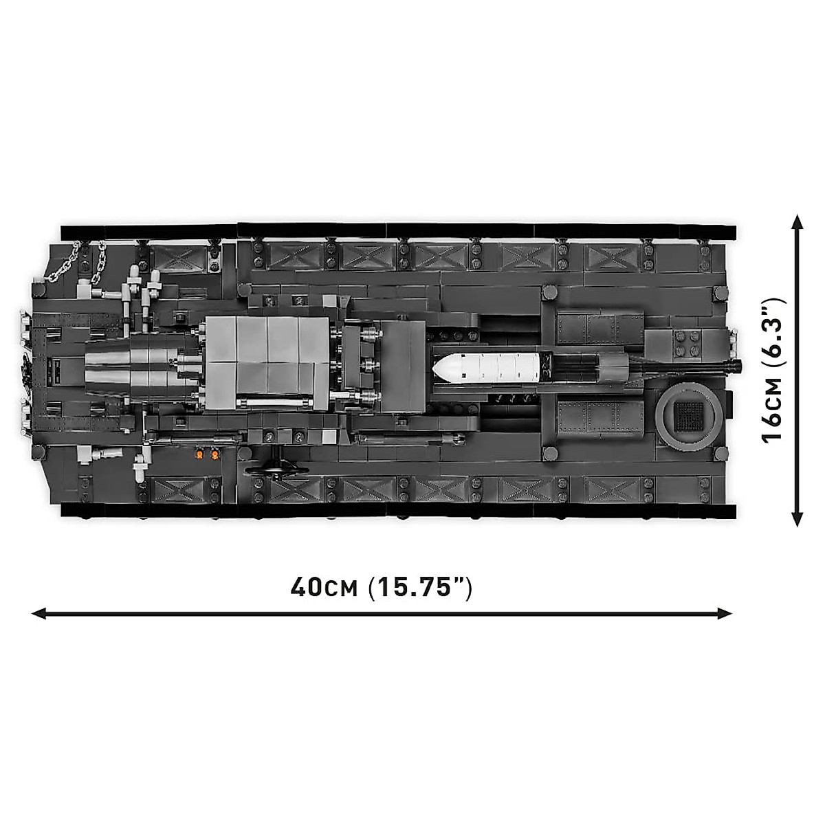 Cobi toys 1574 Pcs Hc WWII /2560/ 60Cm Karl-Gerat 040 "Ziu