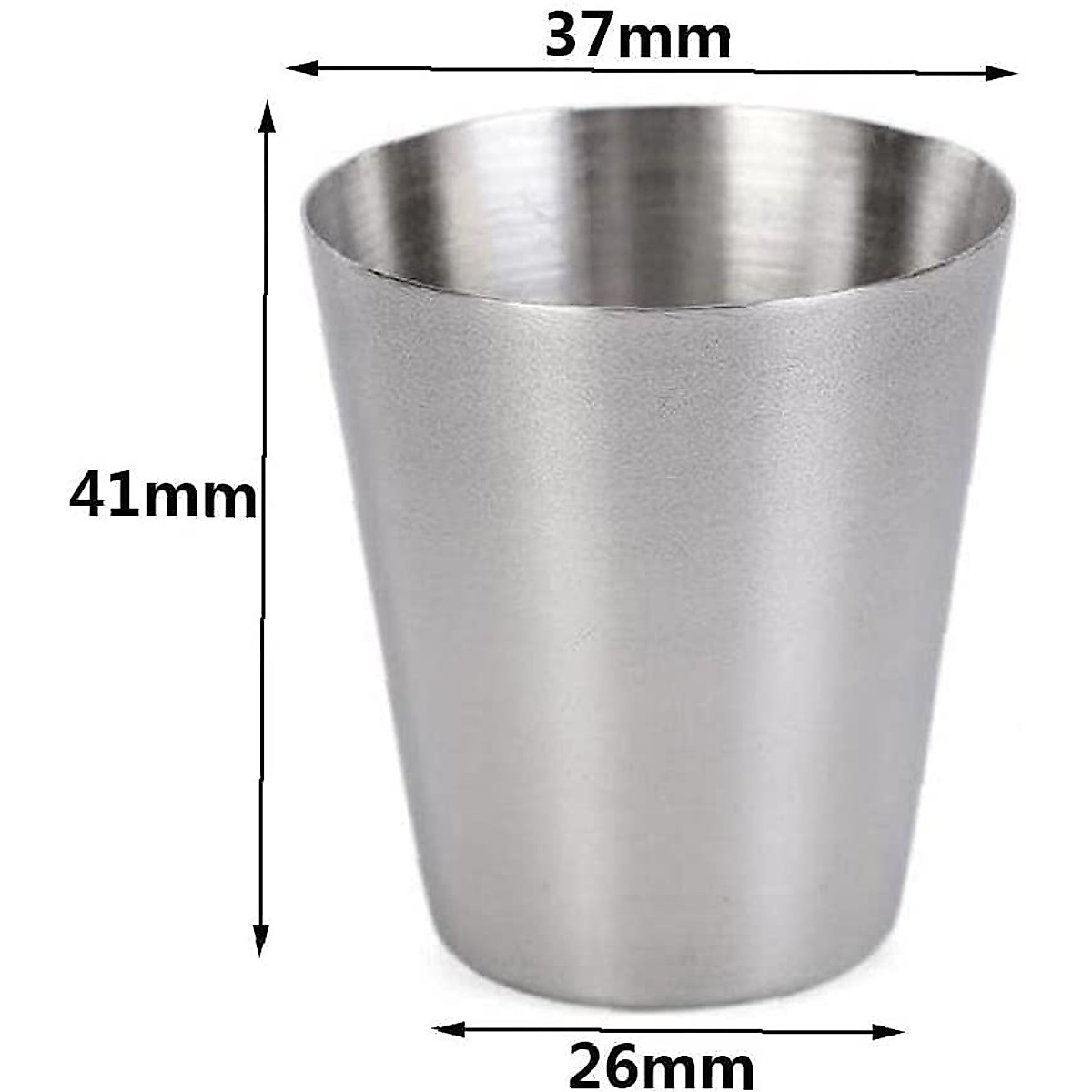 Stainless Steel Shot Cups Shot Glass Drinking Metal Shooters Leather Cup Holder For Whiskey Tequila Liquor Great Barware Gift 4Pcs/Set Durable processing