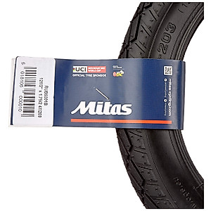 Mitas Semi Slick Tread Pushchair Tyres - Black, 12.5 x 1.75/2.25 -Inch