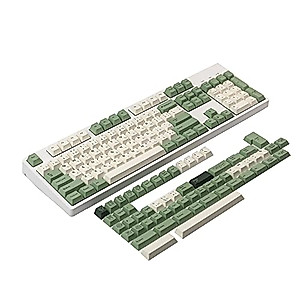 HONANA Botanical Garden Keycap Set 165 Keys Cherry Profile PBT Sublimation Japanese Keycaps for 61/68/87/96/104/108 Keys Mechanical Keyboard
