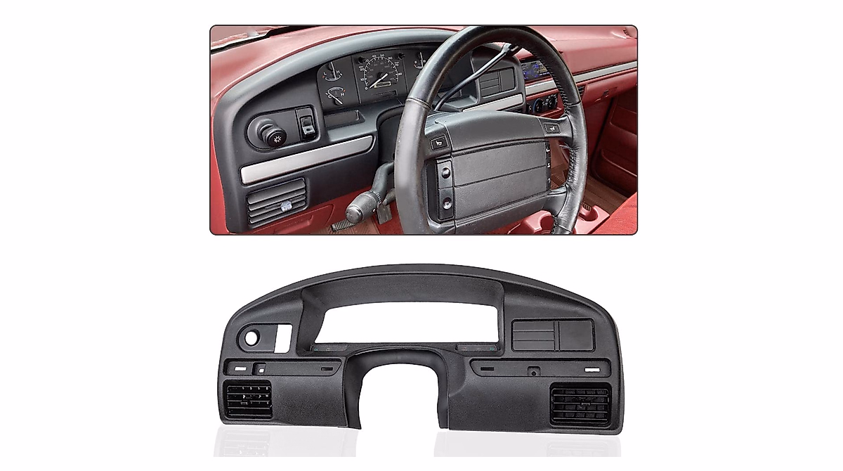 PIT66 Dash Panel Bezel Cover for Ford F150 F250 F350 1992-1997