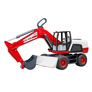 Bruder 03411 Wheeled Excavator Red/White