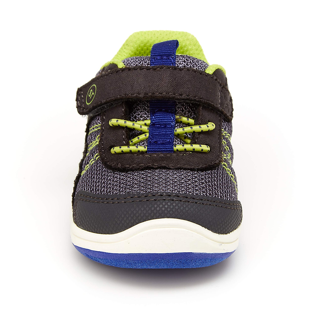 Stride Rite 360 Boy's Carson Sneaker, Grey Blue, M, 3.5 Little Kid