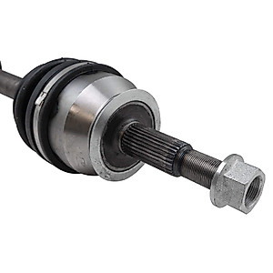 TRQ New Complete Front CV Axle Shaft Assembly Left & Right 2 Piece Pair Set for 2004-2015 Nissan Titan / 2004-2015 Armada / 2004-2010 Infiniti QX56