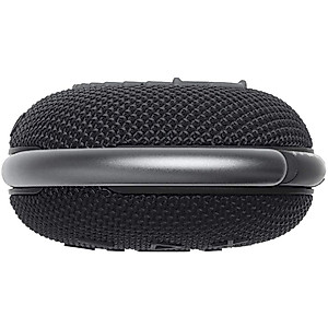 JBL Clip 4 Portable Bluetooth Wireless Speaker Bundle with divvi! Protective Hardshell Case - Black