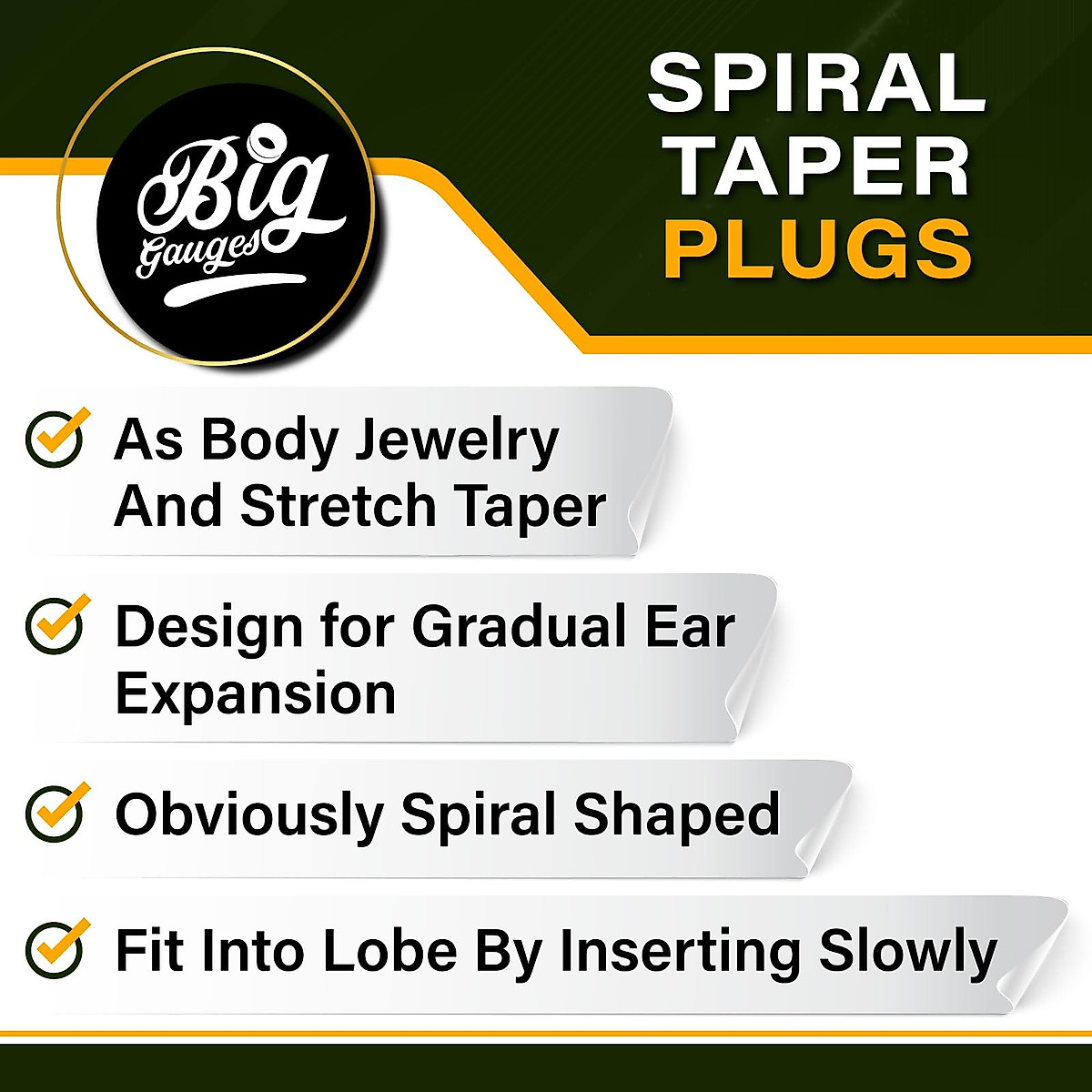 BIG GAUGES 2 Pairs Green Pink Acrylic 8g Gauge 3mm Spiral Taper Expander Piercing Jewelry Ear Stretching Earring O-rings Plug BG12292