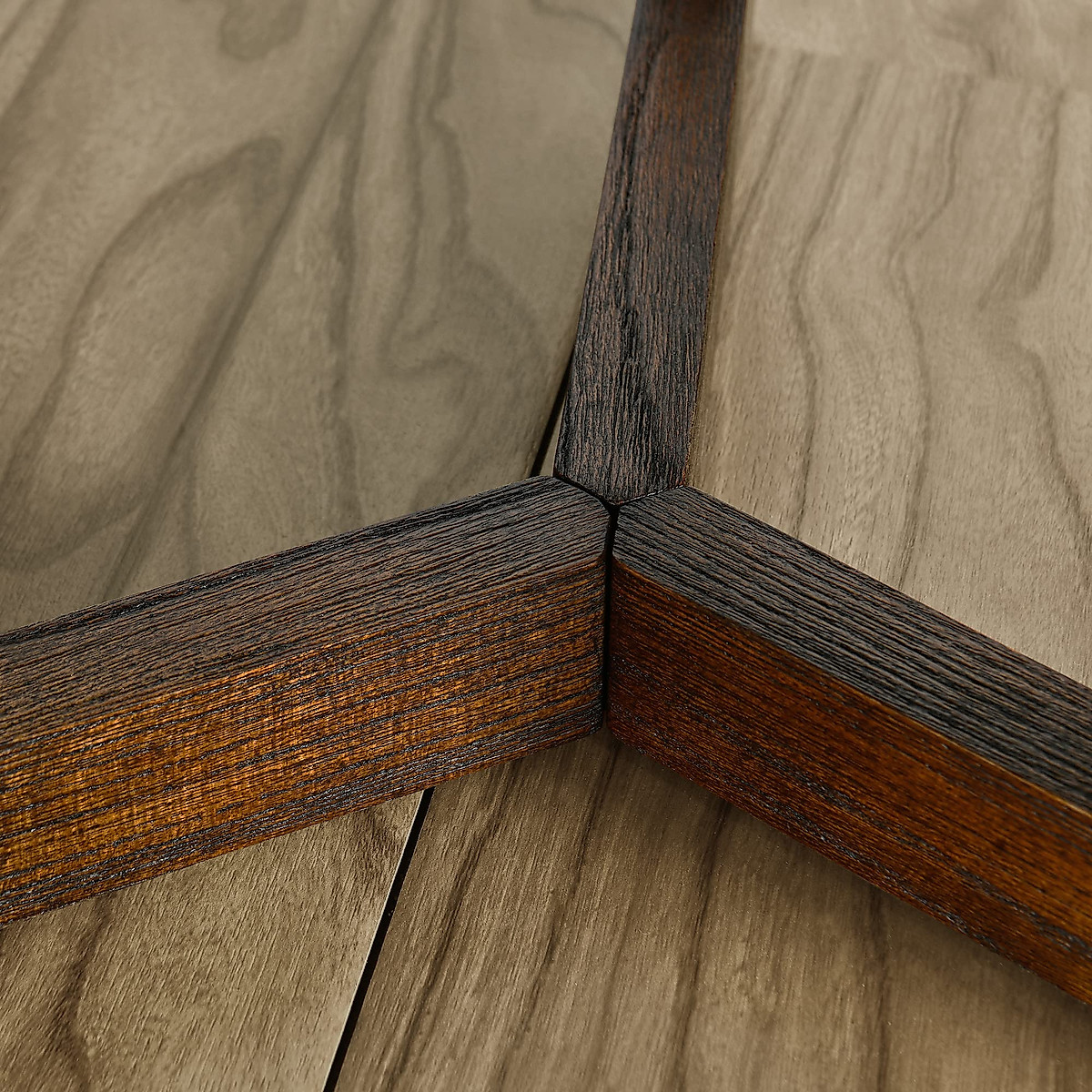 VERDANTREE 19.3 Small Round End Table with Storage Open Shelf, Narrow Side Table, Telephoto Table, Farmhouse Beside Table with Solid Wood Leg for Living Room, Easy Assembly, Vintage Brown BZ3338NC