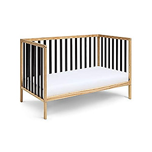 Baby Cache Deux Remi Island 3-in-1 Convertible Crib (Do Re Me) Natural & Black