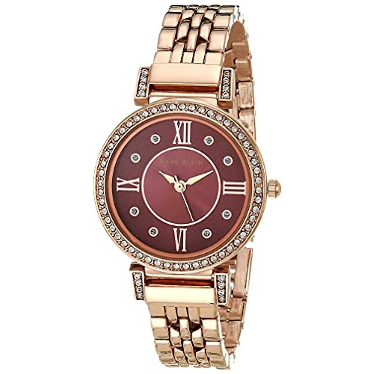 Anne Klein Women's Premium Crystal Accented Bracelet Watch, AK/2928