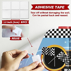 PARTYLOUD Cars Party Games, Pin The Wheel On The Car, Cars Monster Truck Party Birthday Party Fun Games Supplies Decorations Decor for Families Adult Groups