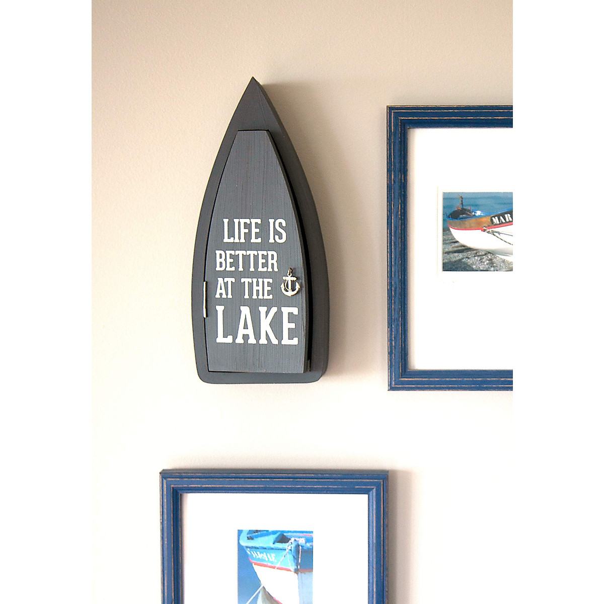 Pavilion - Life is Better at The Lake - 11.75 Inch Hanging Key Box