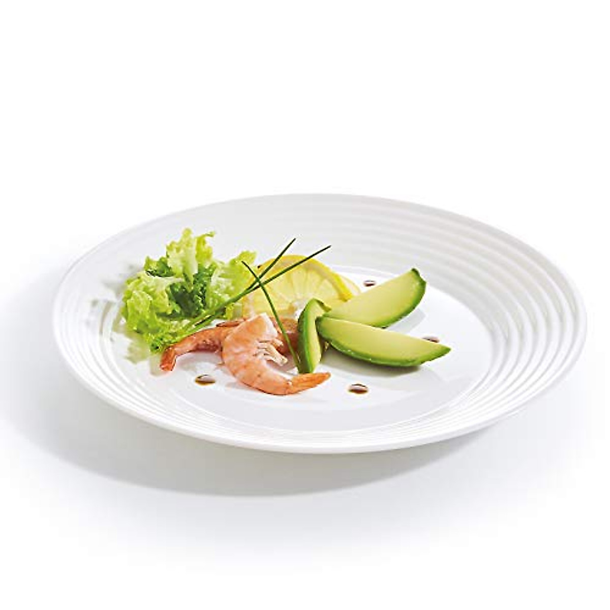 Luminarc Harena 10.5" Dinner Plate, Set of 6, Set, 1, White