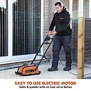 Evolution Hulk Electric Compactor Plate - Ideal For Levelling Pavement, Artificial Turf Ground Preparation, Patio, Blockwork, Sand, Soil & More