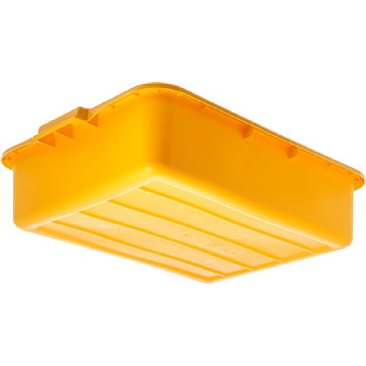 CFS N4401004 Comfort Curve Ergonomic Wash Basin Tote Box, 5" Deep, Yellow