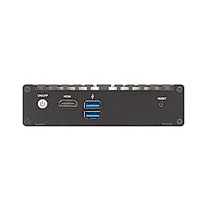 Jetway HBJC430U941-316B Celeron N3160 Fanless IoT Gateway Mini PC, 4 x GbE LAN (8GB Memory, No OS)