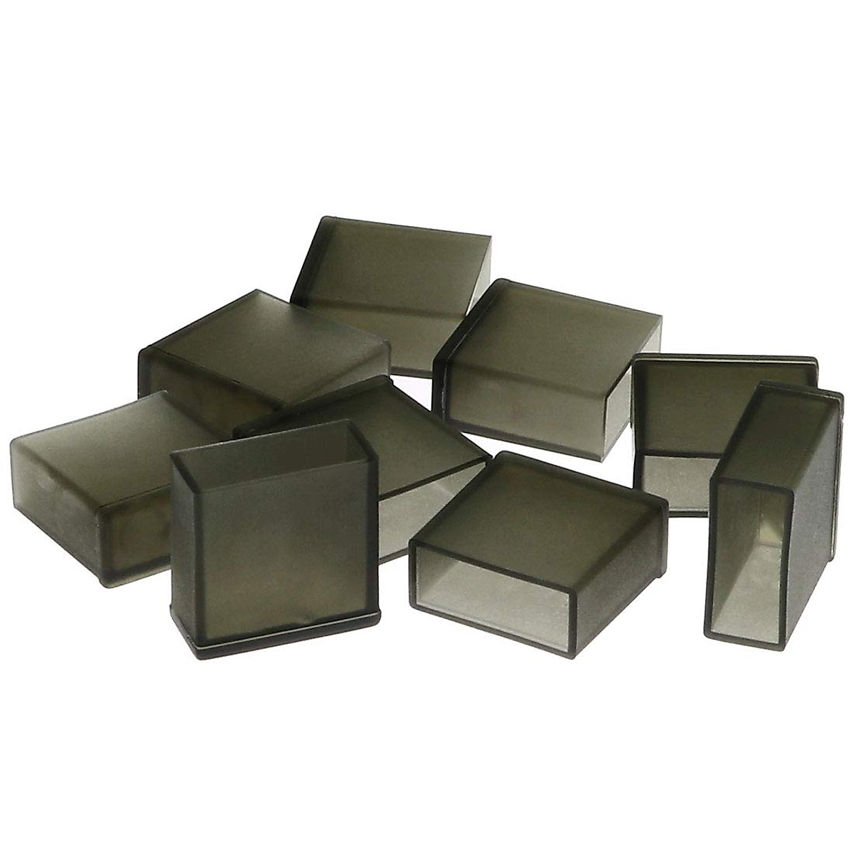 HJ Garden 40PCS USB Male Dustproof Plug Stopper Cap Lids USB Port Protective Cover Semitransparent Black