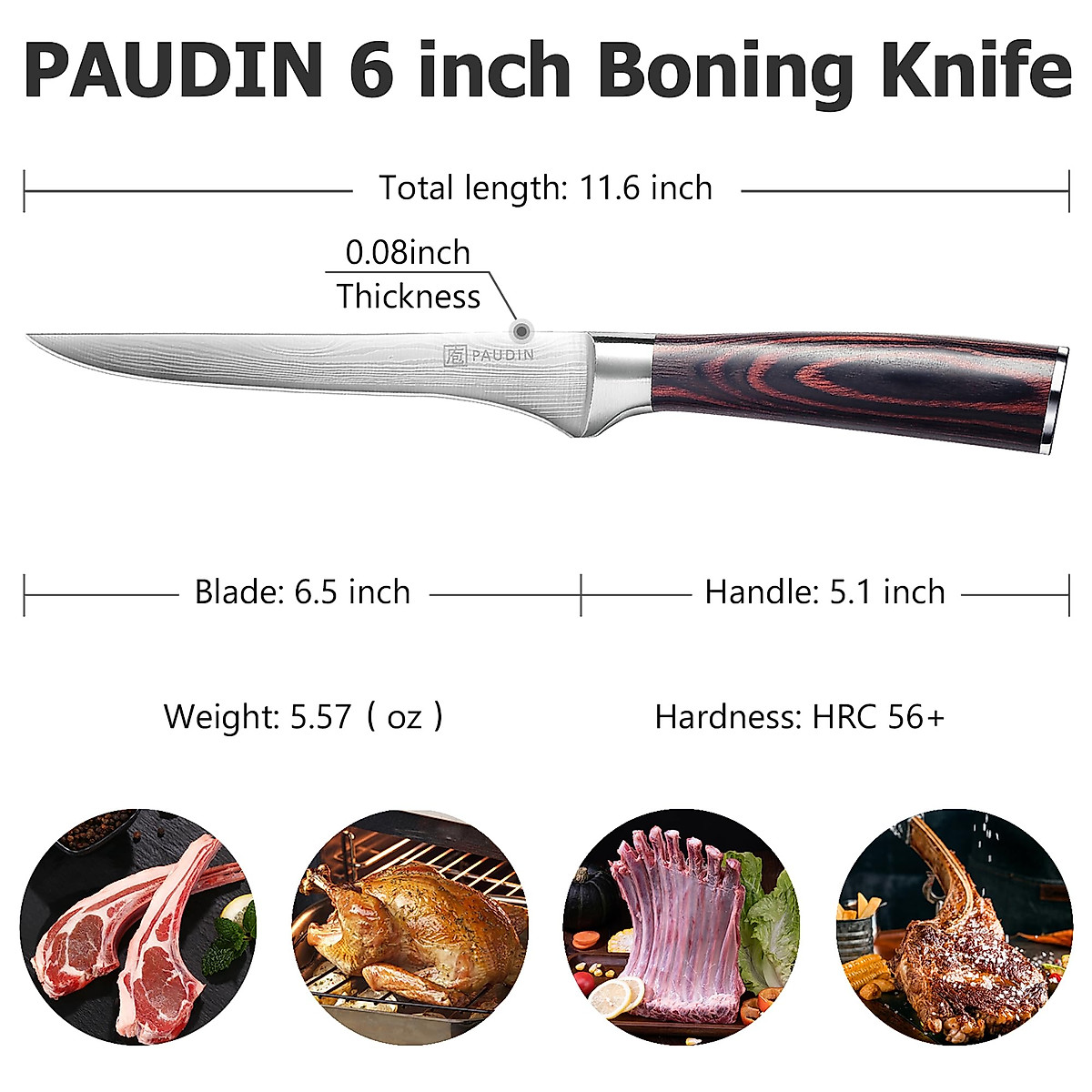 PAUDIN Boning Knife + Paring Knife