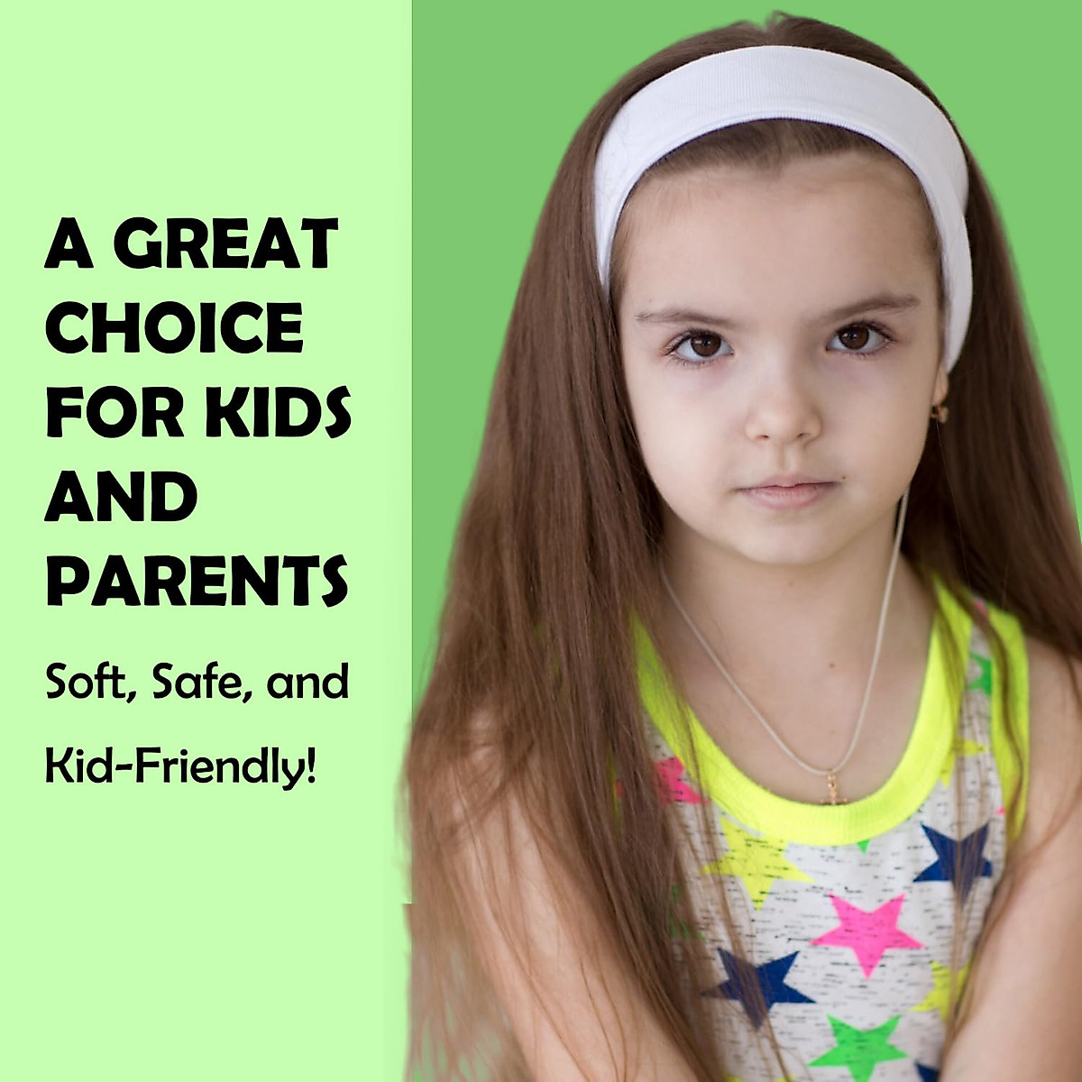 LOTUS78 Workout Headbands for Women Non Slip, 8Pcs Soft Elastic Sports Hair Bands for Women's Hair, Wide Headbands for Woman, Fashionable Head Bands for Women's Hair, Daily-use Headbands (Smile icon)