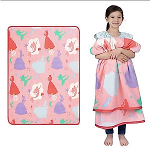 Franco Kids Bedding Super Soft Plush Throw Blanket, 46 in x 60 in, Disney Princess