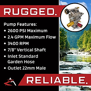 Himore Honda EXCELL XR2500 XR2600 XC2600 EXHA2425 XR2625 Pressure Washer Pump KIT by The ROP Shop