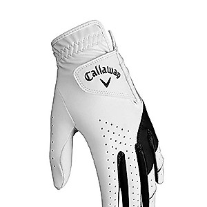Callaway Golf X Junior Golf Glove, Worn on Left Hand, Medium, White