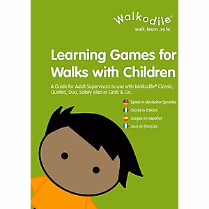 Grab & Go, Kids Walking Rope (10 Child). Teacher Designed. Extra Safety Feature on Handles. Hi Viz Detail. Includes Free Learning Games for Walks Guide