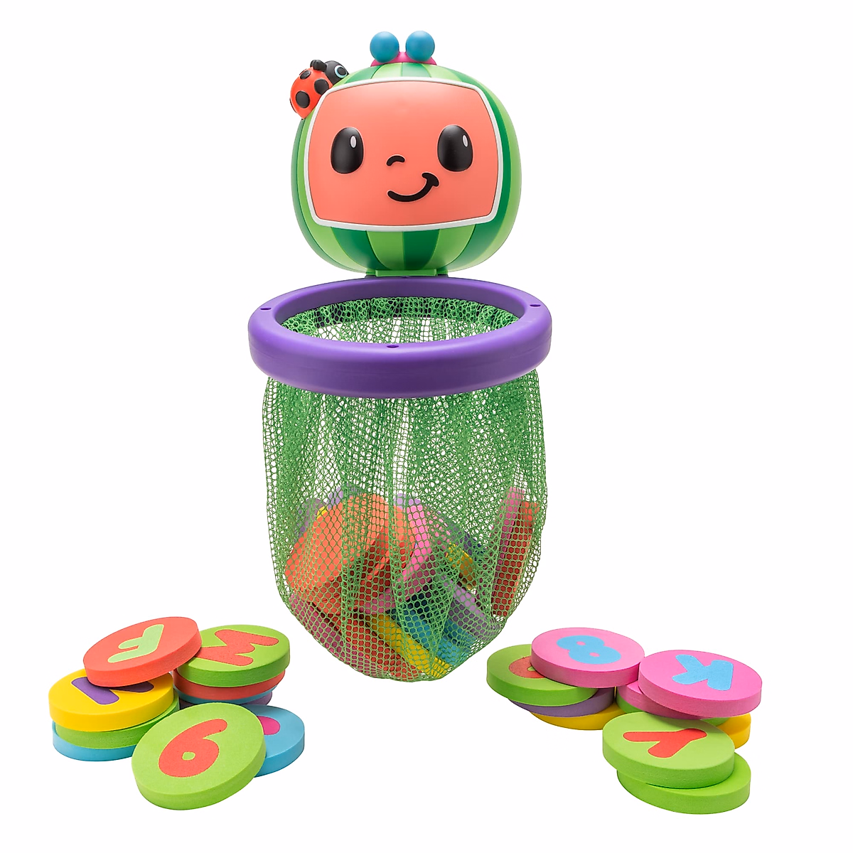 CoComelon Deluxe Bathtime Letters and Numbers - Letters and Numbers: Full Alphabet and Zero to Nine - Toys for Kids, Toddlers, and Preschoolers - Amazon Exclusive