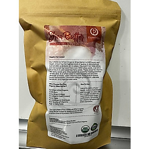 PLANTORIGIN Shea Butter 1 lb | Raw USDA Certified Organic | African Unrefined | Great for Hair, Skin, and your DIY Projects | Soap Making Base, Lip Balm, Stretch Mark Cream.