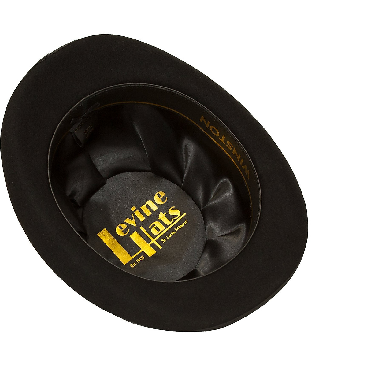 9th Street Fleming Firm Felt Derby Bowler Hat 100% Wool (Black, X-Large (fits 7 1/2 to 7 5/8))