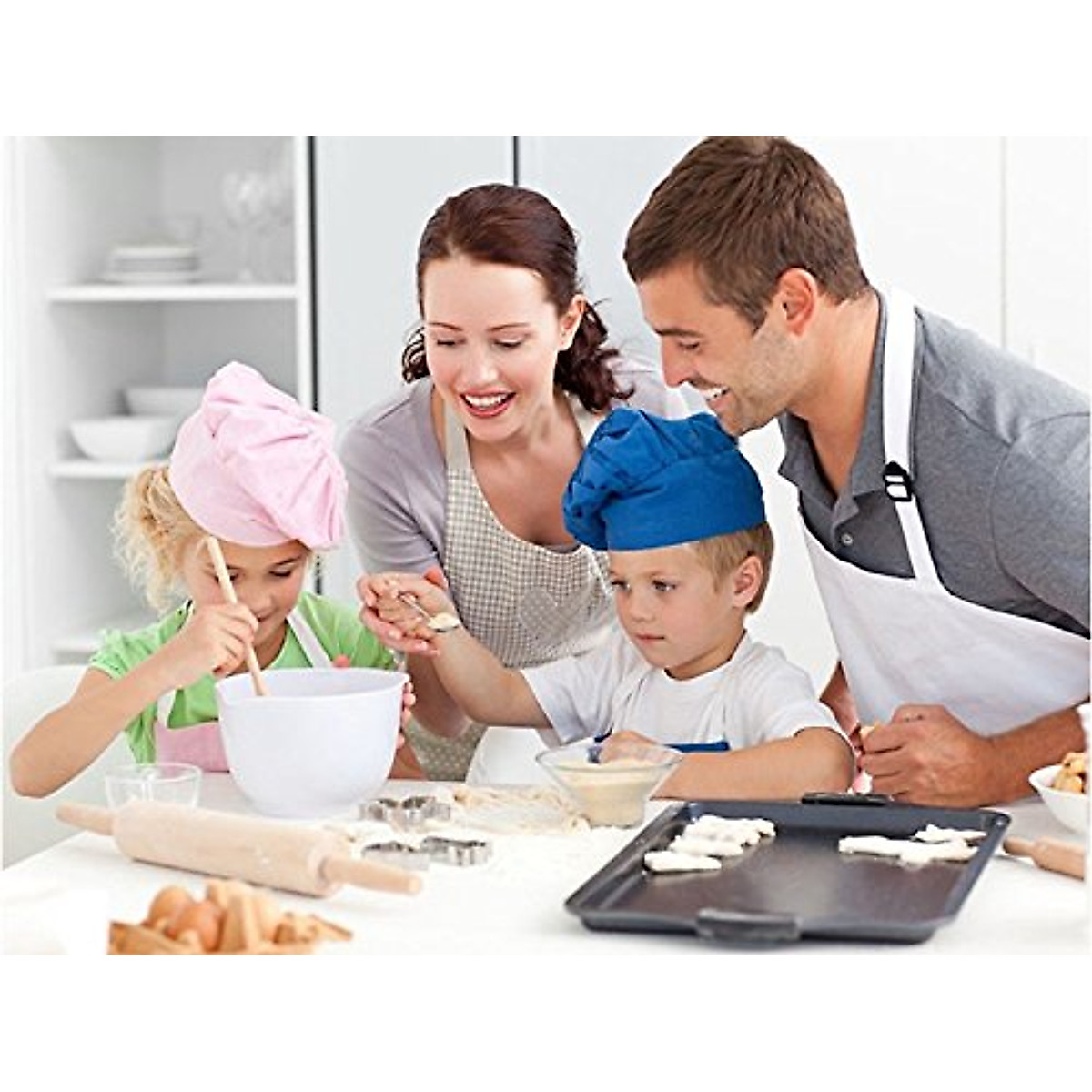 Cookie Knife Mickey Themed Cookie Moulds 5 Pieces - Mickey Mouse Sandwich Cartoon Cookie Knife Shape Cookie Mould, Kids Fondant Knife Baking Mould for Cake Sandwich Vegetables and Fruits,