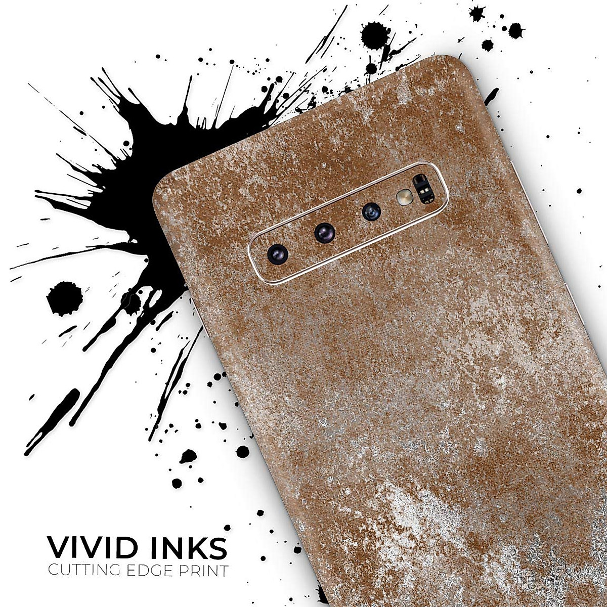 DesignSkinz Distressed Silver Texture v10 Protective Vinyl Decal Wrap Skin Cover Compatible with The Samsung Galaxy S20 (Screen Trim & Back Glass Skin)