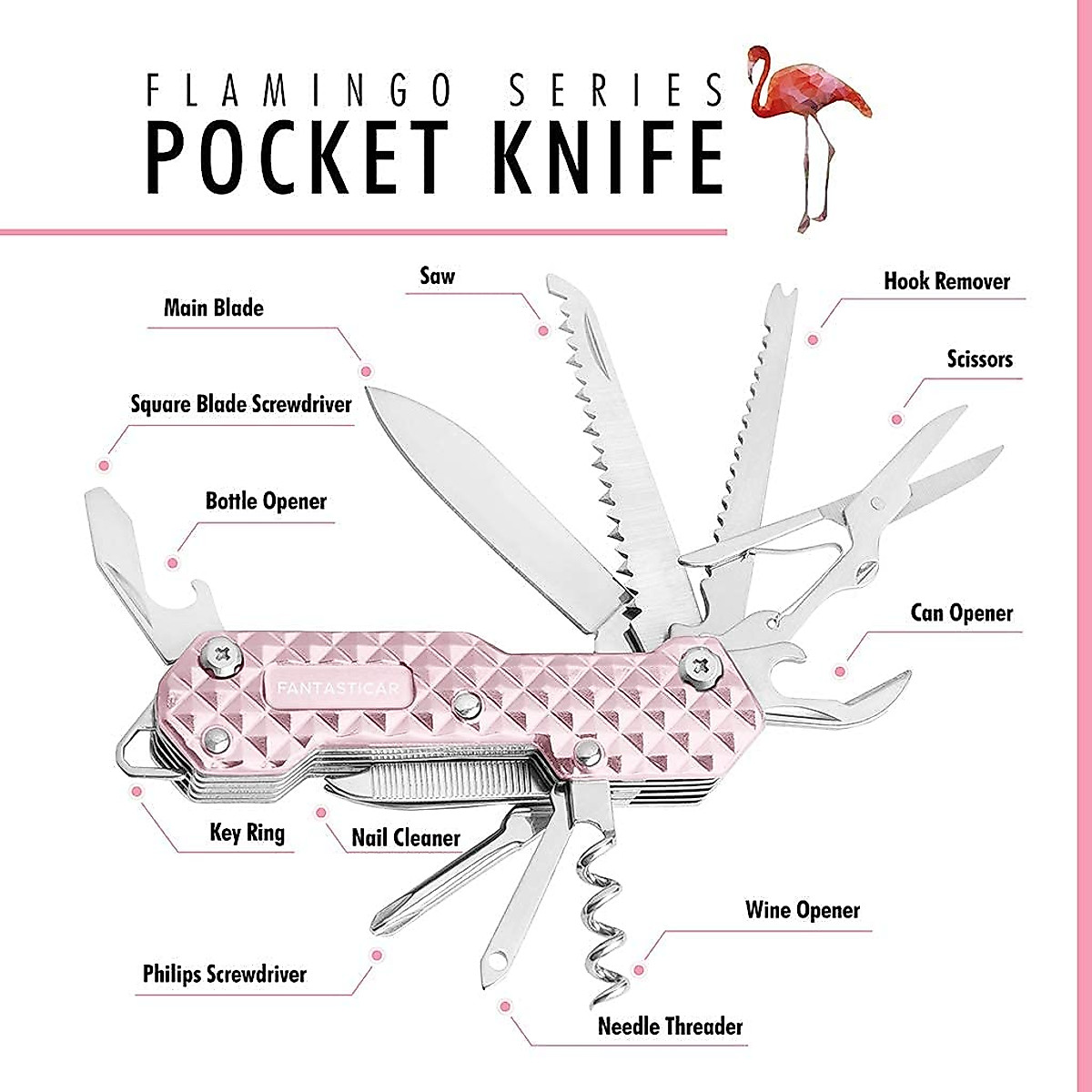 FantastiCAR Multitools Set with Premium Gift Box for Outdoor Camping Activities, Home Daily Needs