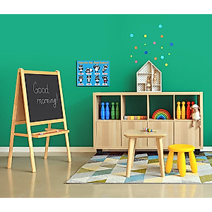 ZOCO - Feelings, Emotions Magnet Chart for Kids - How Am I Feeling Today Mood Chart for Toddlers - Preschool and Elementary Classroom Supplies - Laminated with Magnets, 8.5 x 11 inches