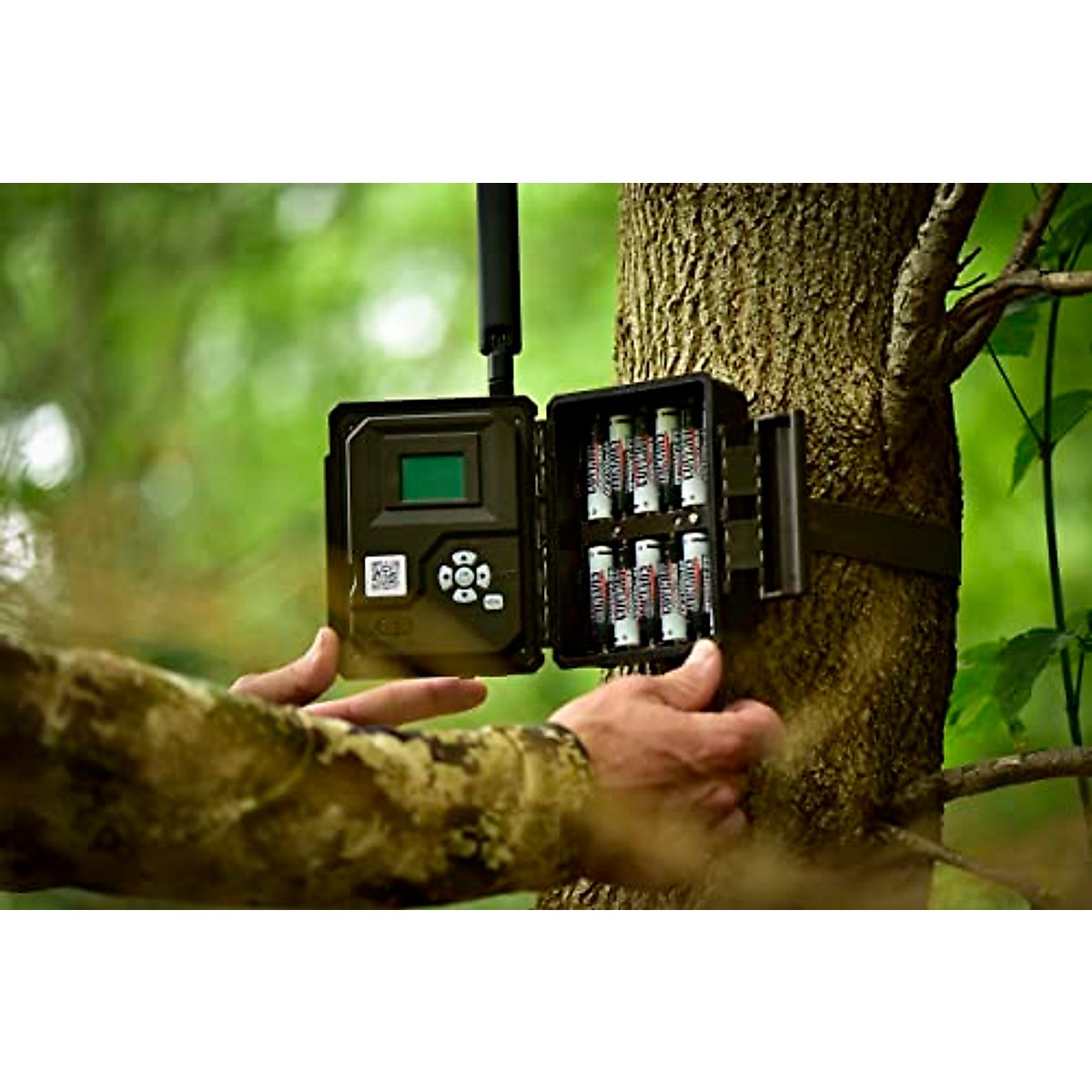 Covert Scouting Cameras WC20-V (Verizon Wireless) 4G LTE Cellular Game & Trail Camera for Hunting Deer and Wildlife – 20mp High-Res Images & 1080p Videos Transmitted to Mobile App, CC0012