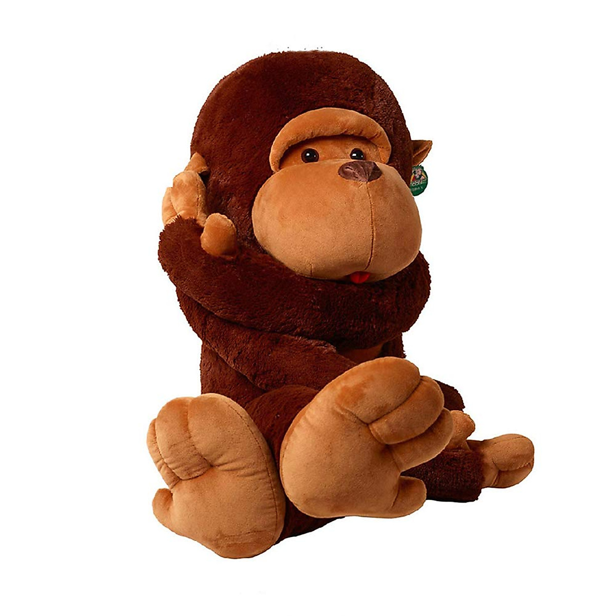 YunNasi Large Stuffed Monkey Giant Monkey Stuffed Animal Big Stuffed Gorilla Plush Toy Gifts for Kids and Girlfriends (43.3 Inches)