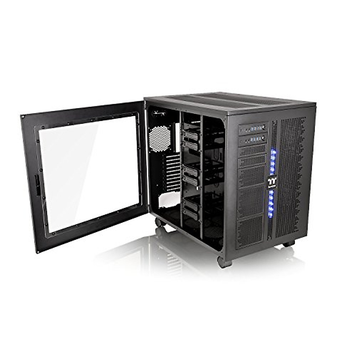 Thermaltake Core W200 Dual System Capable Extreme Water Cooling XL-ATX Fully Modular/Dismantle Stackable Tt Certified Super Tower Computer Case CA-1F5-00F1WN-00 Black