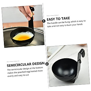 RORPOIR 2pcs Egg Boiler Poached Egg Maker Kitchen Utensil Holder Kitchen Utensils Holder Microwave Steamer Stainless Egg Poacher Bbq Tools Eggwich Maker Egg Cooker Stainless Steel Boiled