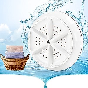 Mini Washing Machine,Portable Turbine Ultrasonic Small Washers,Mini Washing 3in1 Dishwashers for children's clothes Socks,Underwear,Bra, Laundry Tub