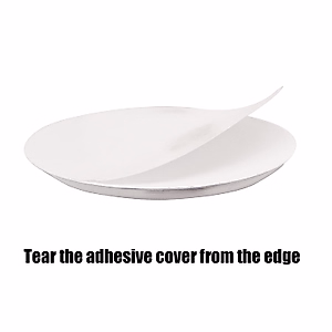 Xiasen Wiggle Eyes for Crafts 3 15 Inches Self Adhesive Giant Large Self Stick Google Eyes 4 Pack for Crafts Decoration Accessories white black